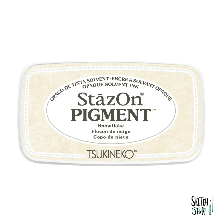 StazOn Pigment Stempelkissen Snowflake - Sketch-Stuff StazOn Pigment Stempelkissen Snowflake - Sketch-Stuff