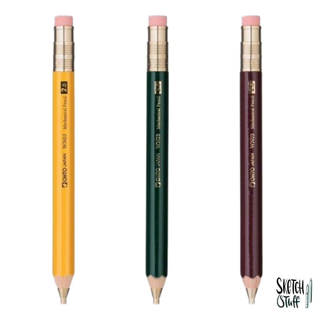OHTO Sharp Pencil WN03 – Druckbleistift 2 mm aus Zedernholz