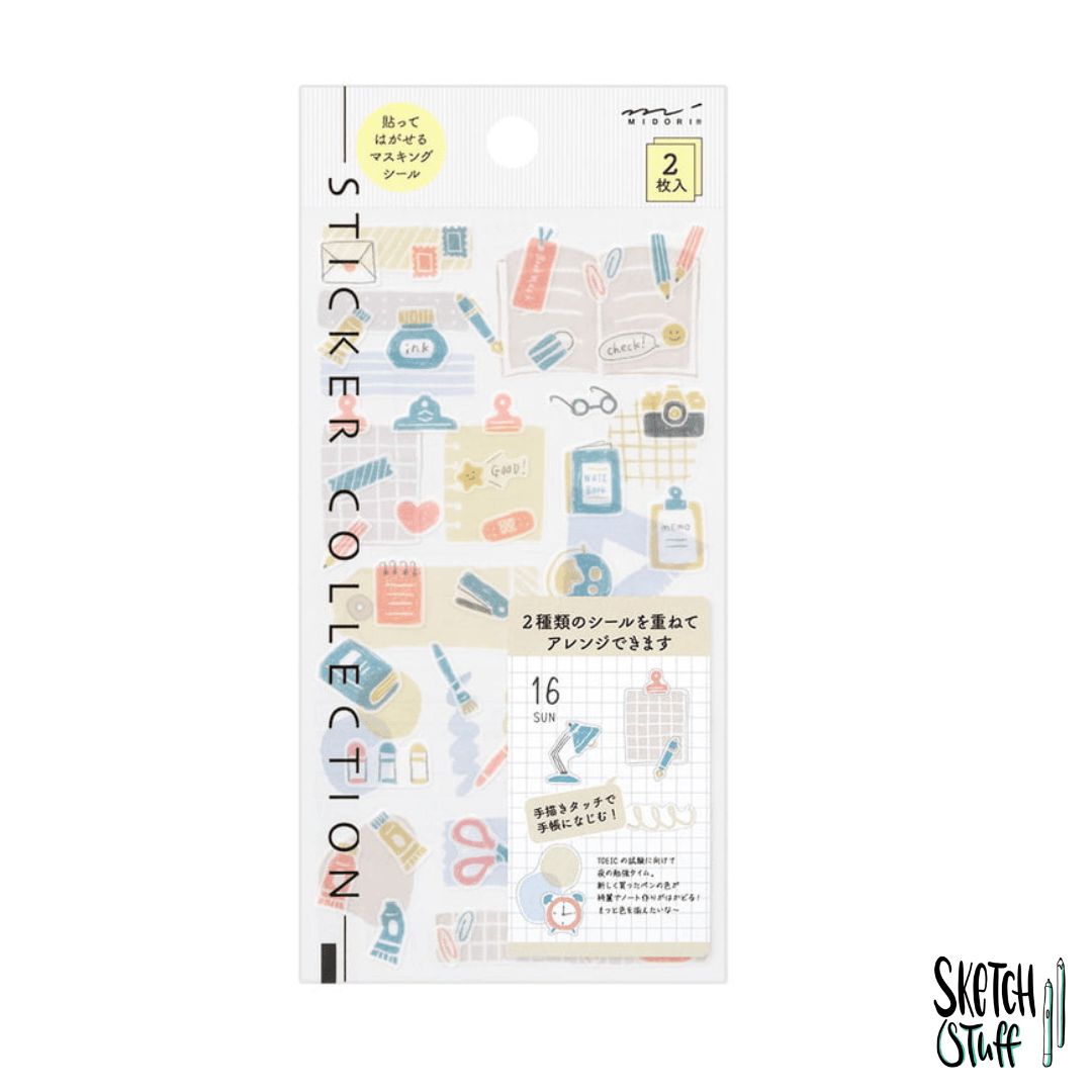 Sticker Two Sheets Stationery | Sketch-Stuff